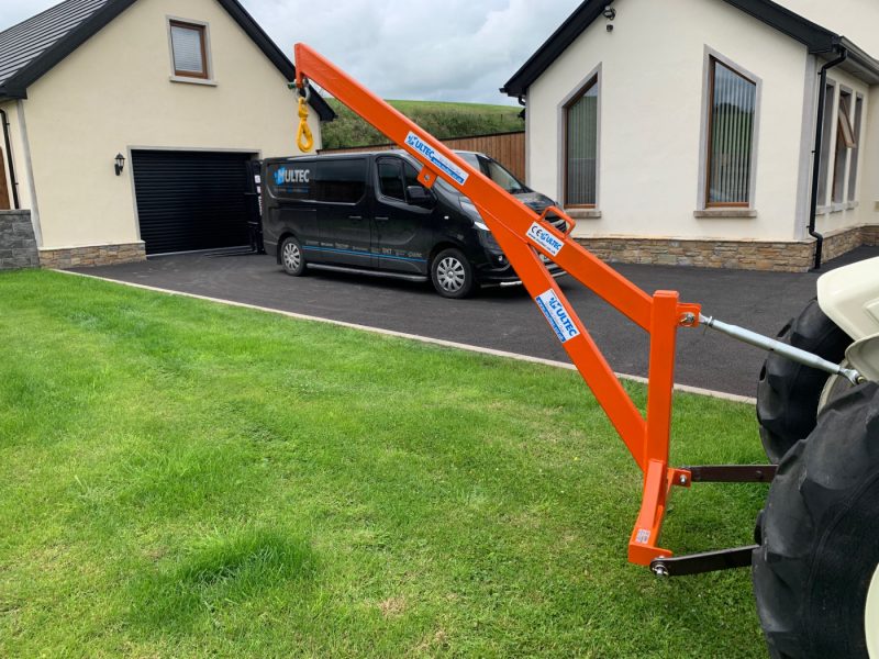 Tractor Crane Attachment - Rigid (SWL – 1000KG) - Multec Ltd