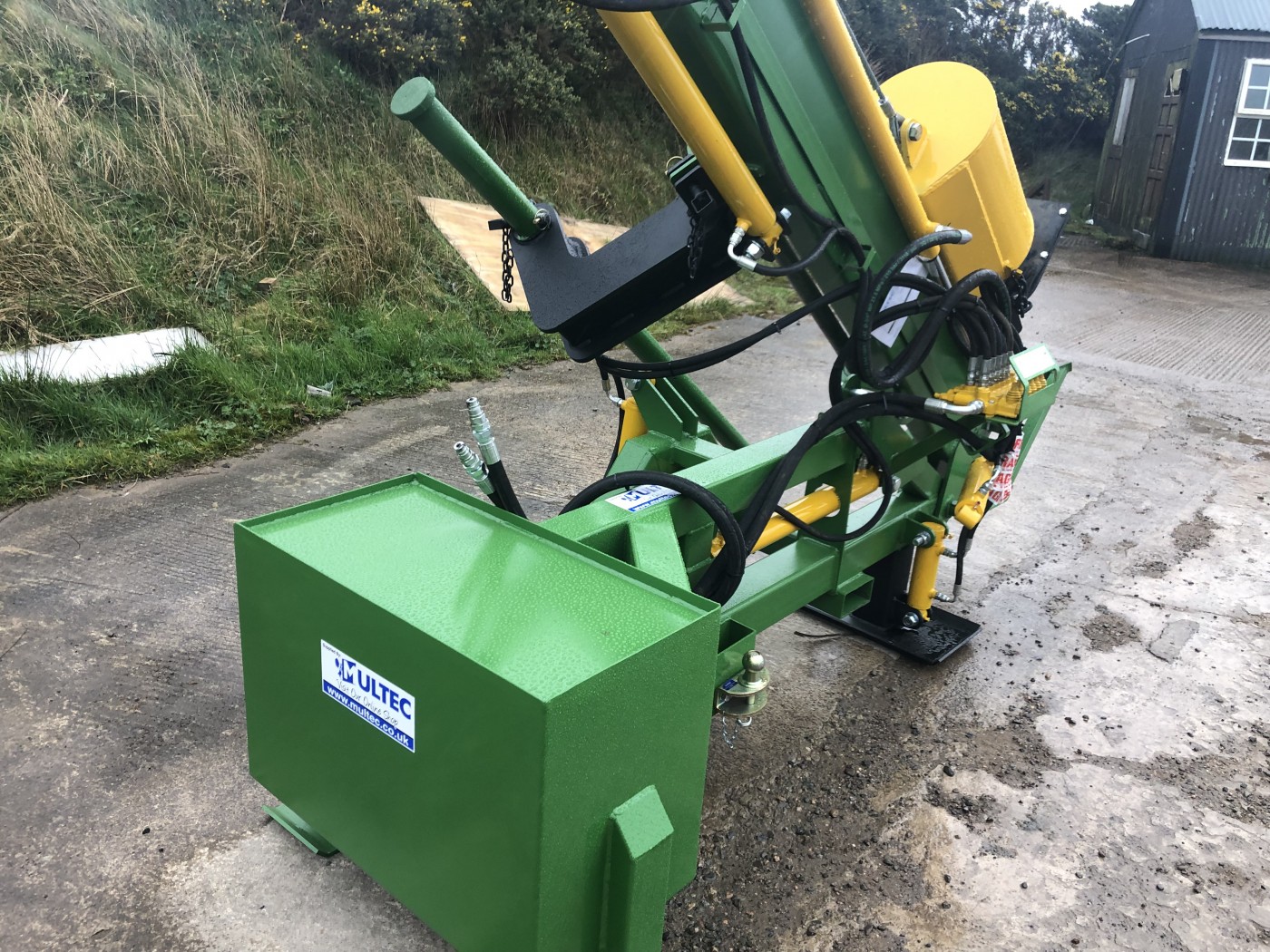 Tractor Post Driver - Telescopic Side Mast & Rock Spike (PD4-6 ...