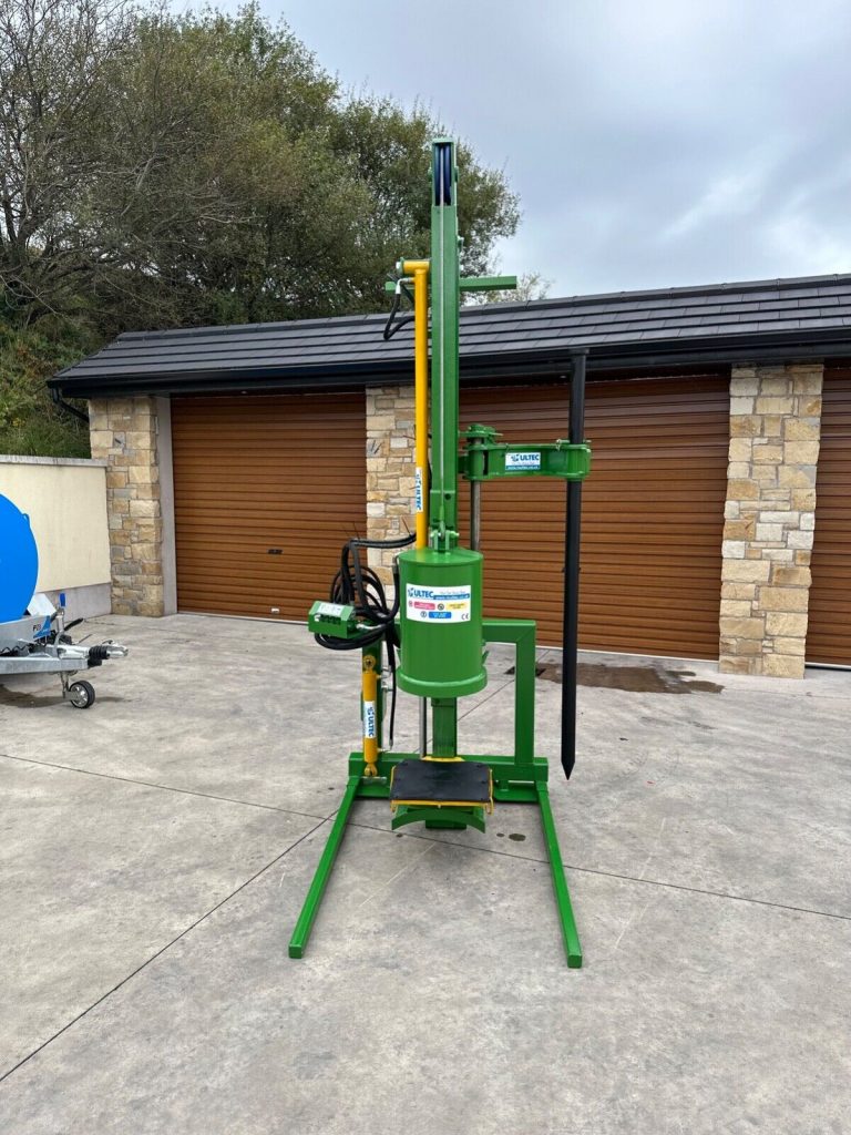 Tractor Post Driver - Side Tilt & Rock Spike (PD2-4-RS) - Multec Ltd