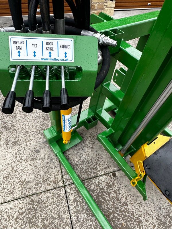 Tractor Post Driver - Side Tilt & Rock Spike (PD2-4-RS) - Multec Ltd