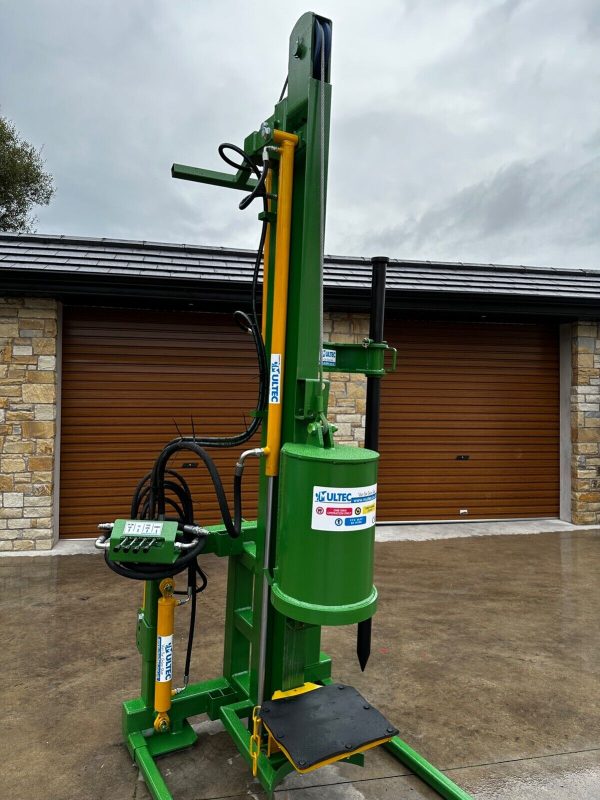 Tractor Post Driver - Side Tilt & Rock Spike (PD2-4-RS) - Multec Ltd