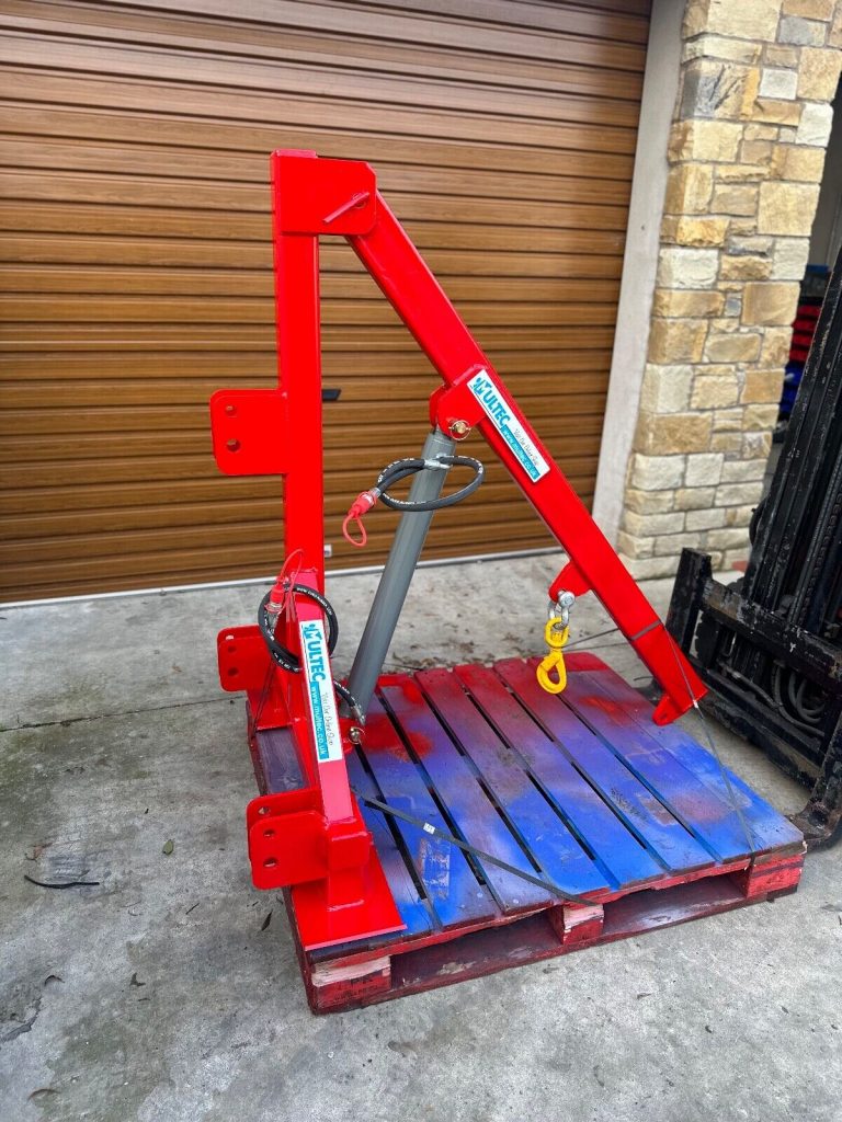 Tractor Crane Attachment - Hydraulic (SWL – 1000KG) - Multec Ltd