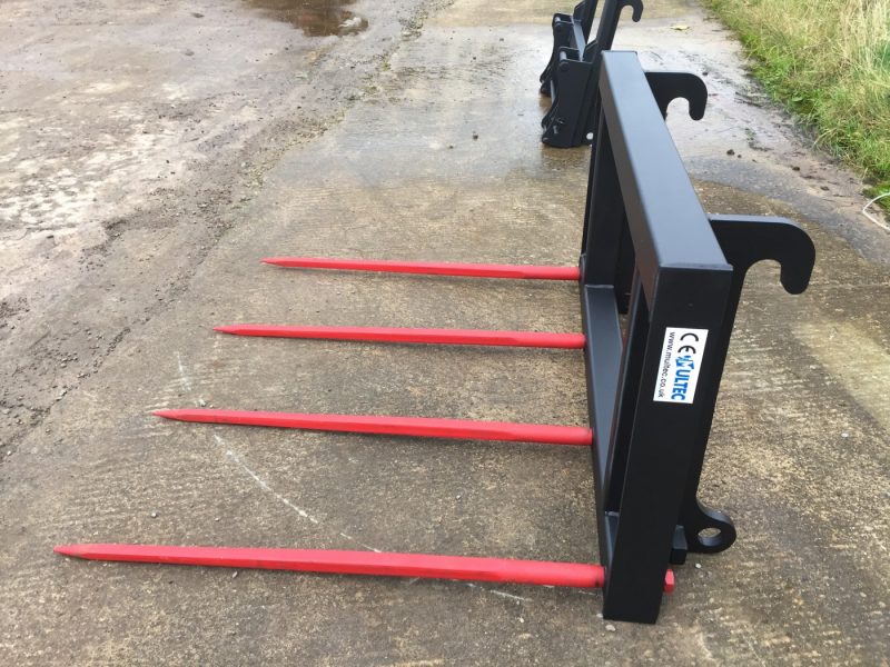 Out-Front Bale Spike (C/w Telescopic Handler or Front Loader Brackets ...