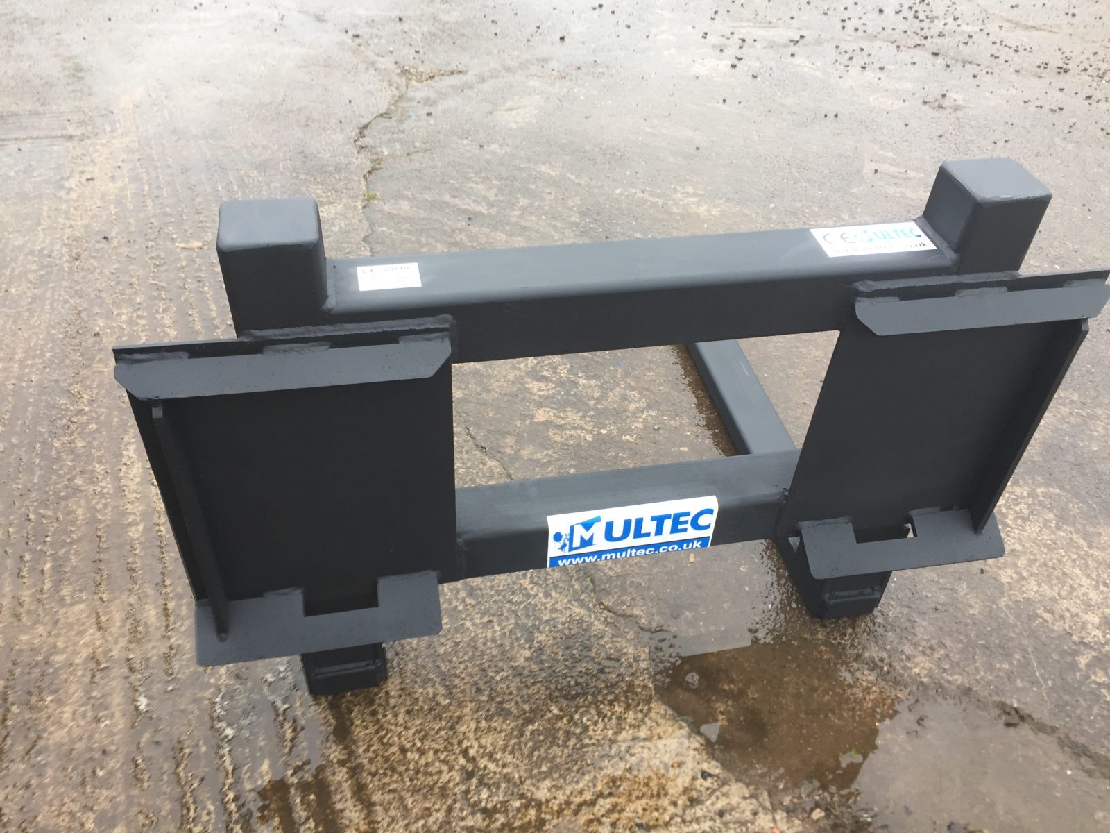 Excavator / Telescopic Handler Forks Attachment (1.5Ton SWL - Rigid ...