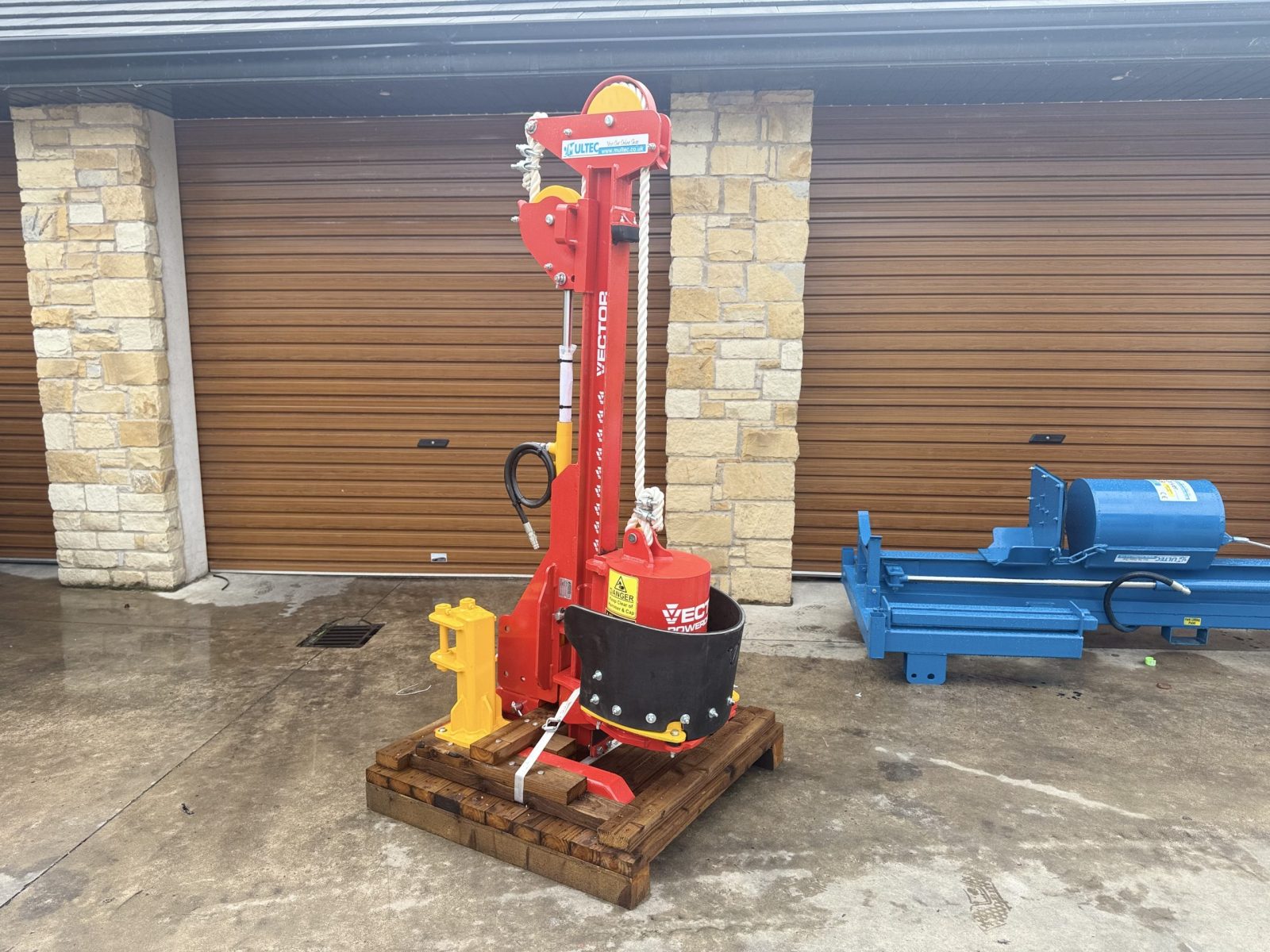 Vector Mini-Excavator Post Driver - (Model 6) - Multec Ltd