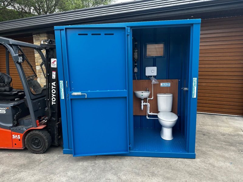 Steel Portable Toilets (Double Unit) - Multec Ltd