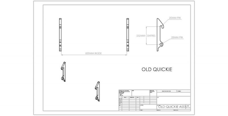 Old Quicke Loader Brackets (Pre Euro 8) - Multec Ltd