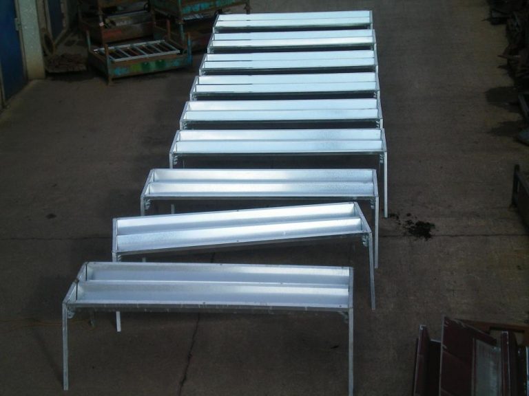 Galvanised Cattle Feeding Troughs (Double Troughs) - Multec Ltd